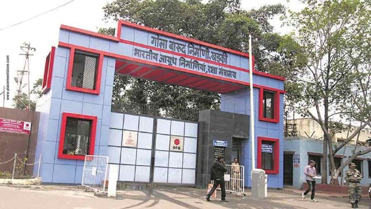 Ammunition Factory Khadki » Placement Store