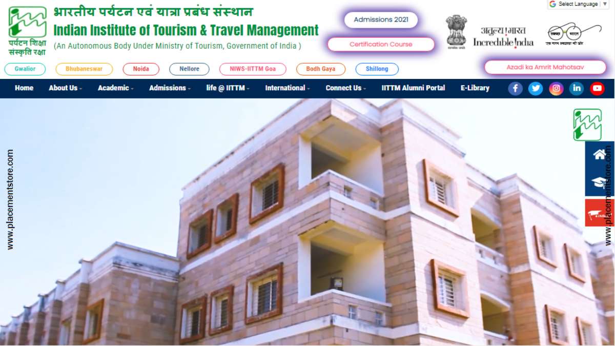 IITTM – Indian Institute of Tourism and Travel Management » Placement Store