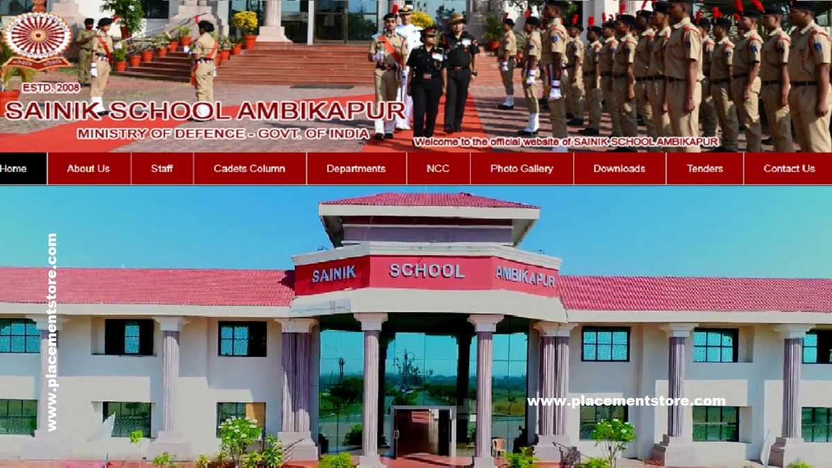 Sainik School Ambikapur » Placement Store
