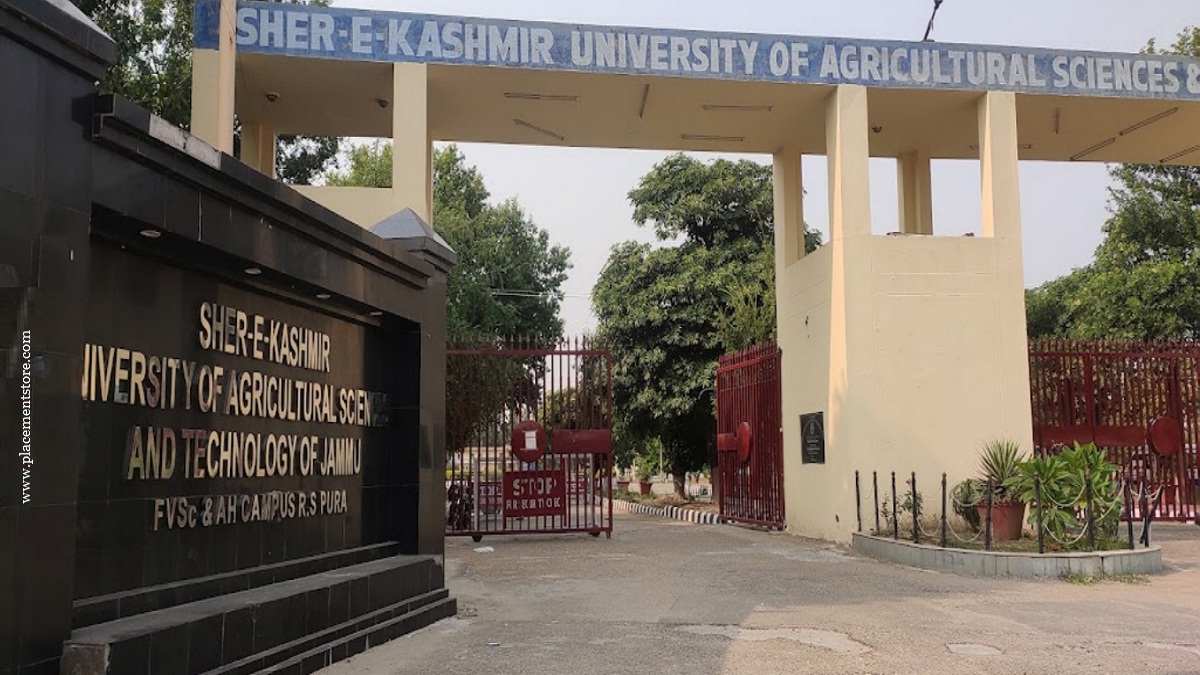 Sher-e-Kashmir University of Agricultural Sciences & Technology – SKUAST » Placement Store